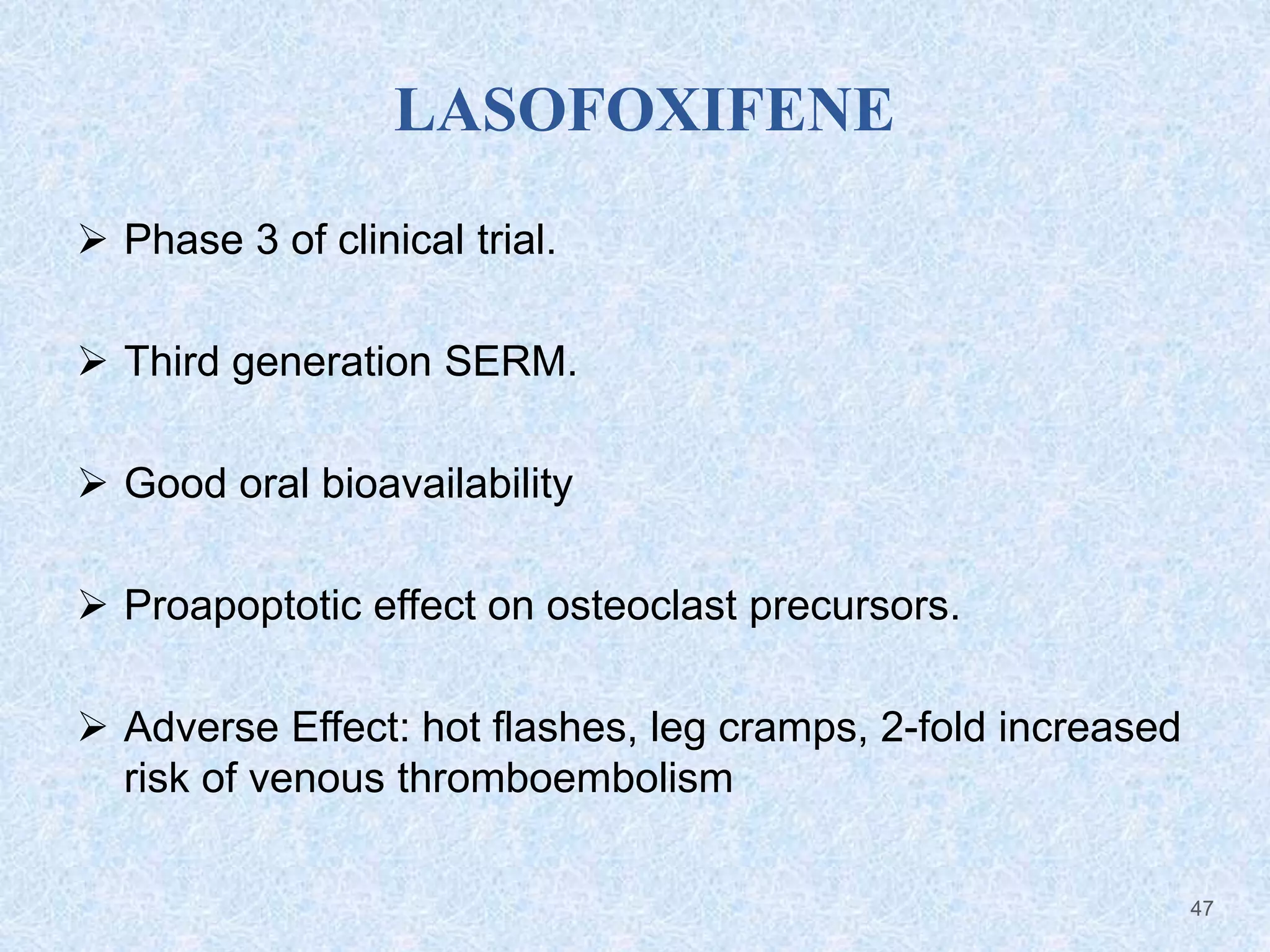Pharmacotherapy of osteoporosis | PPTX