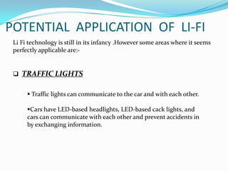 Li-Fi technology | PPTX | Computer Networking | Computing