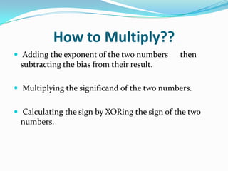 floating point multiplier | PPTX
