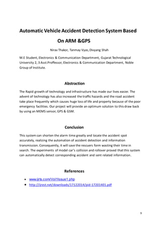 Vehicle Security System | DOCX