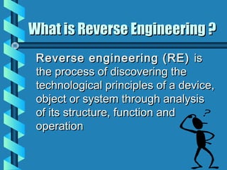 reverse engineering | PPT
