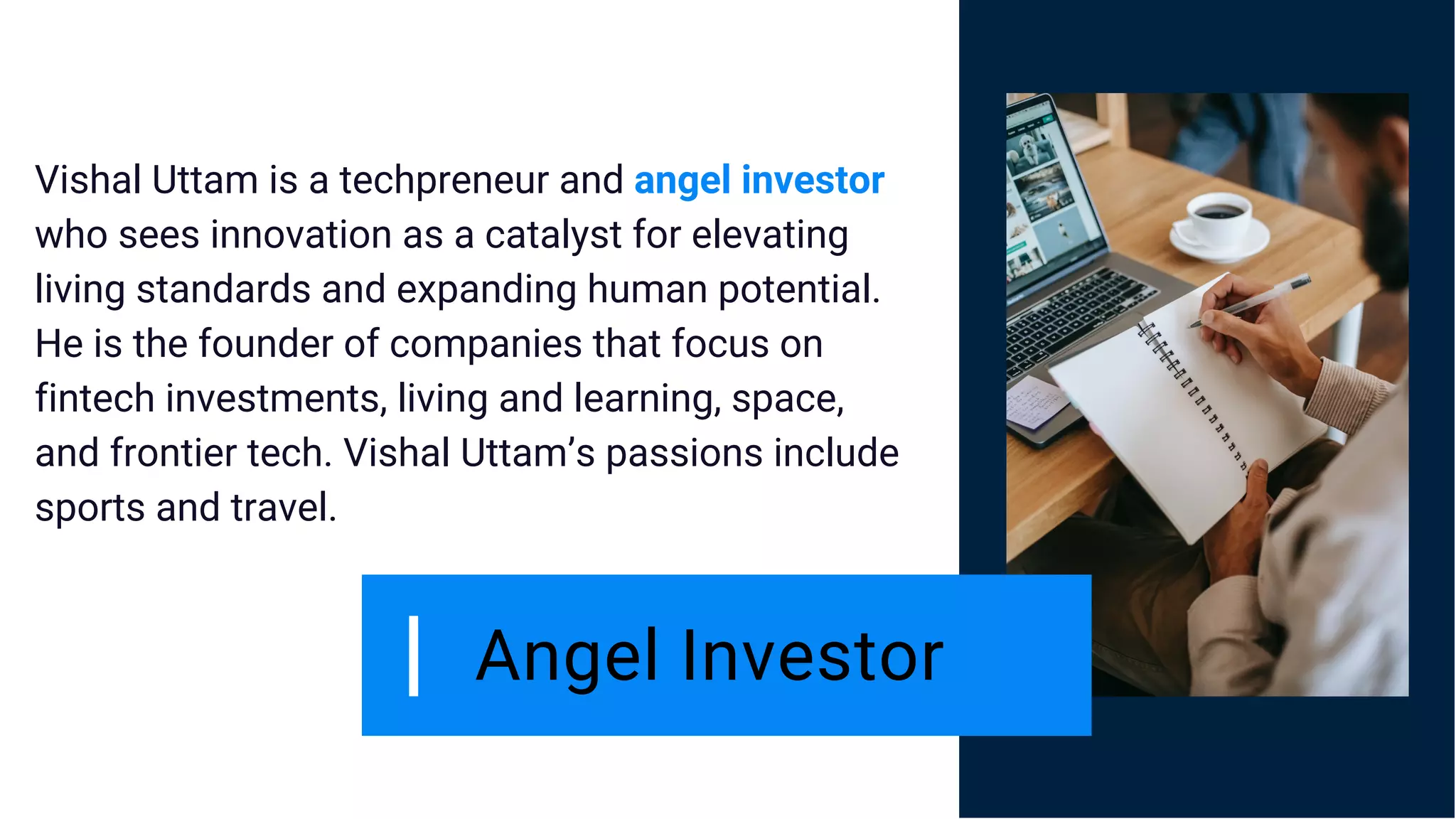 Vishal Uttam - A Techpreneur. | PPT