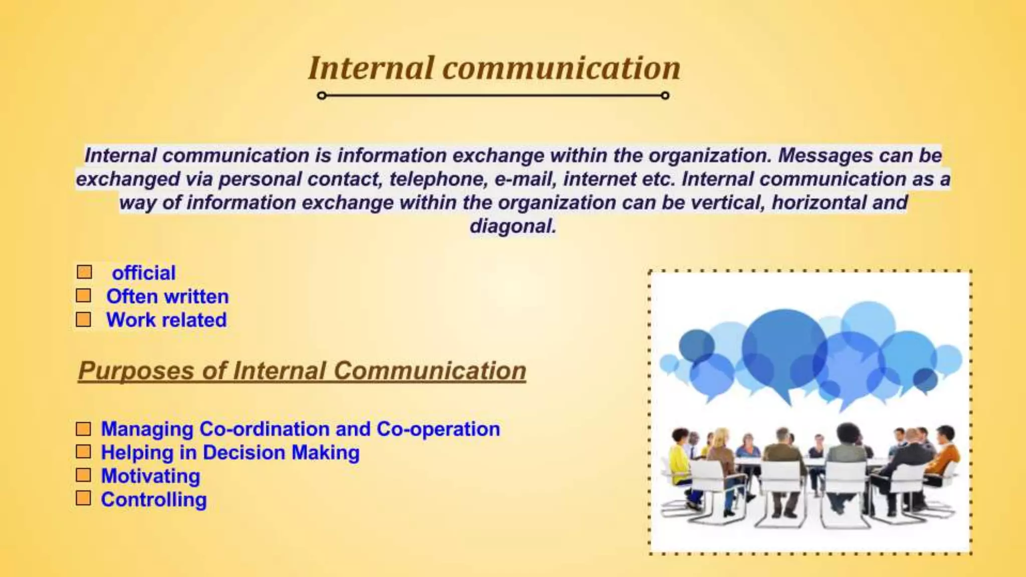 Internal and external communication | PPTX