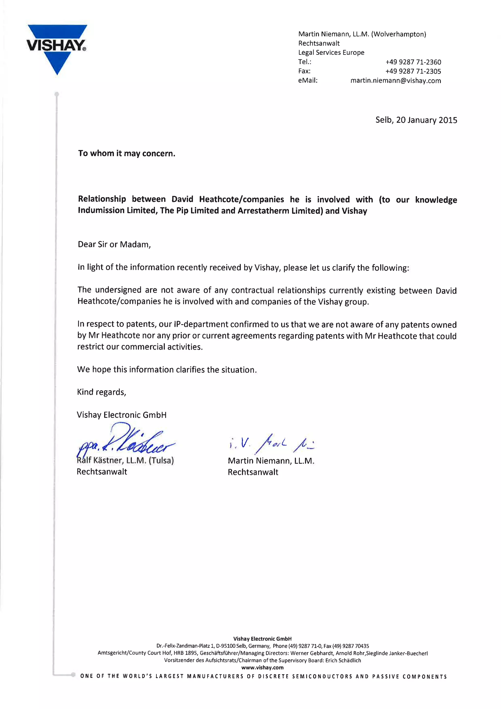 Vishay Electronic GmbH | PDF