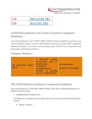 Vishay manufacture asapsemi | PDF