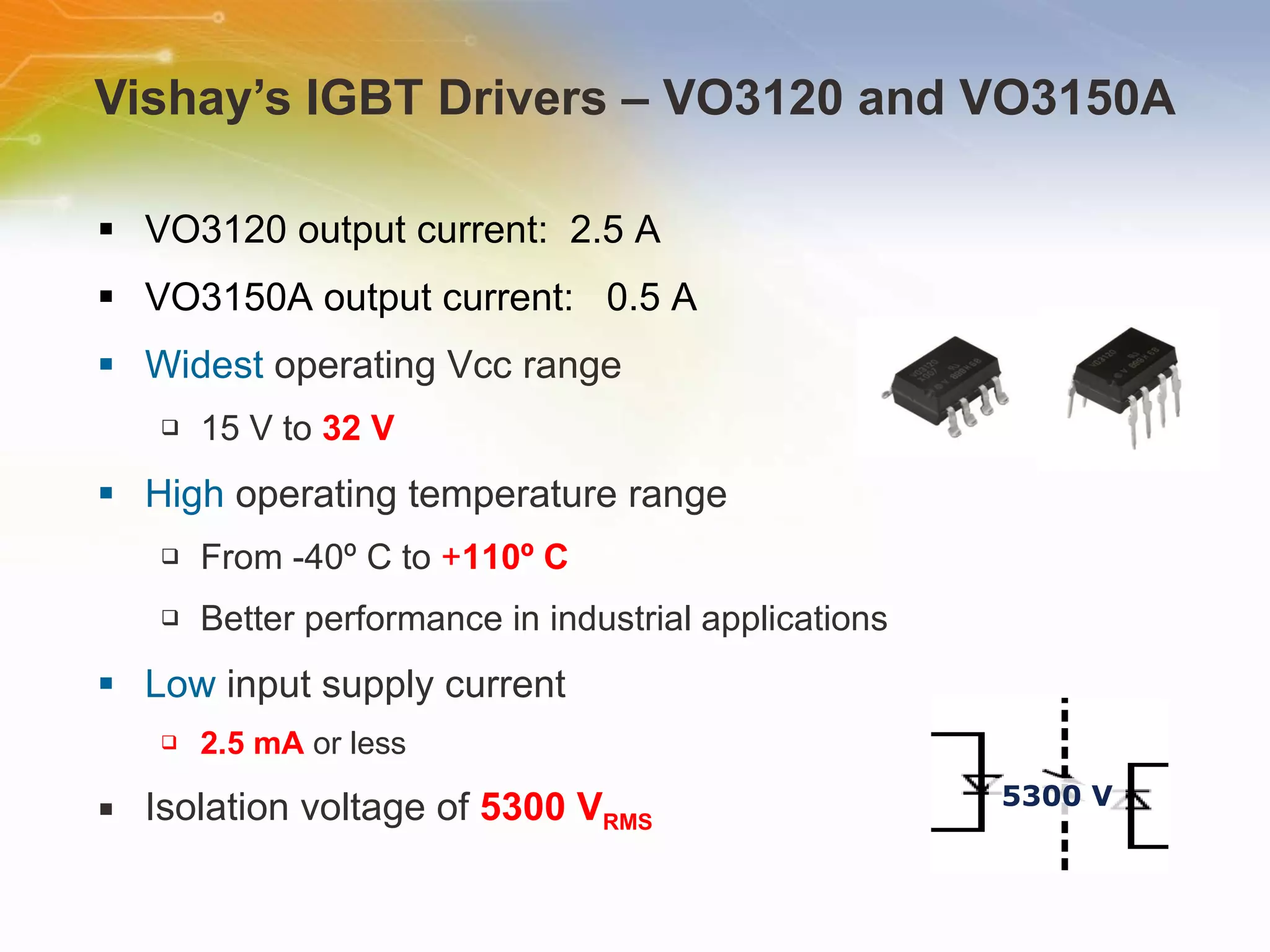 IGBT/MOSFET Gate Drive Optocouplers | PPT