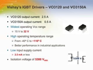 IGBT/MOSFET Gate Drive Optocouplers | PPT