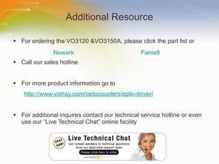 IGBT/MOSFET Gate Drive Optocouplers | PPT