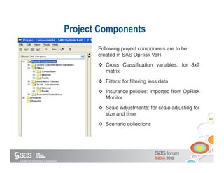 SAS Operations Risk Solutions | PDF
