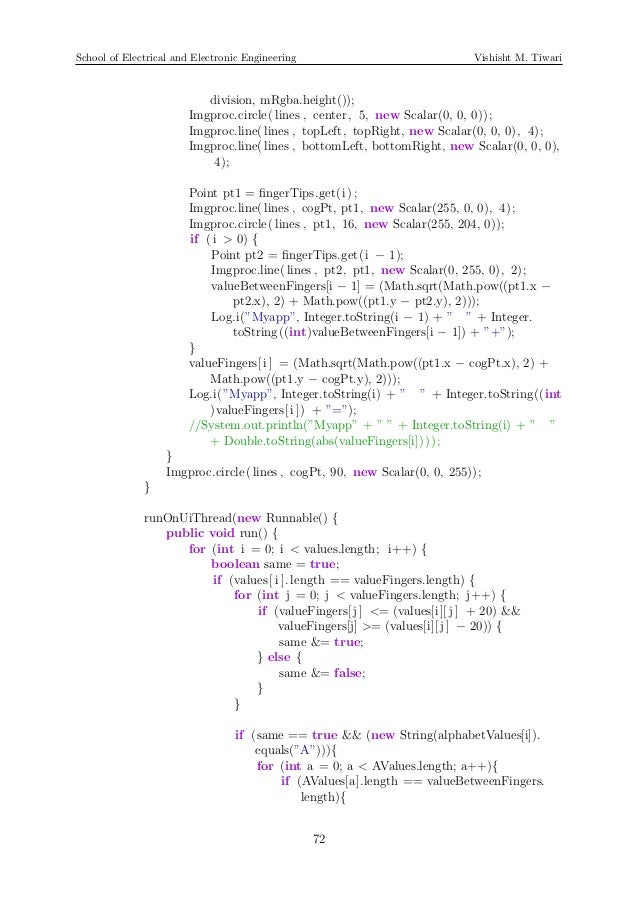 Android Application for American Sign Language Recognition