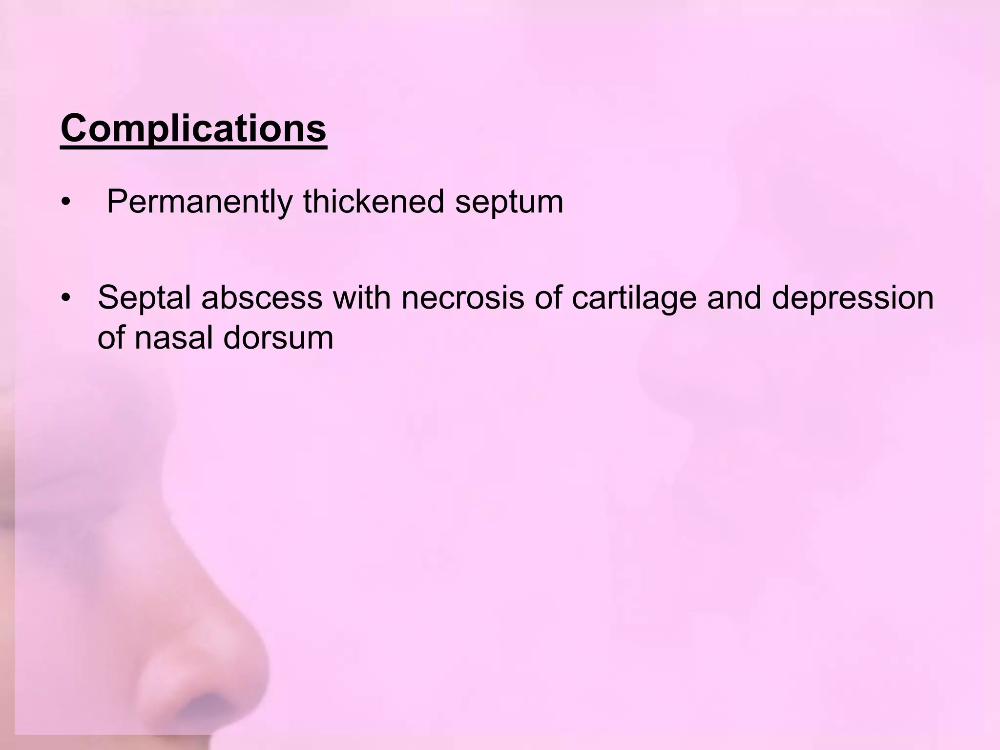 NASAL SEPTAL DISEASES | PPTX