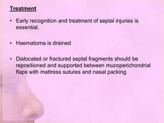 NASAL SEPTAL DISEASES | PPTX