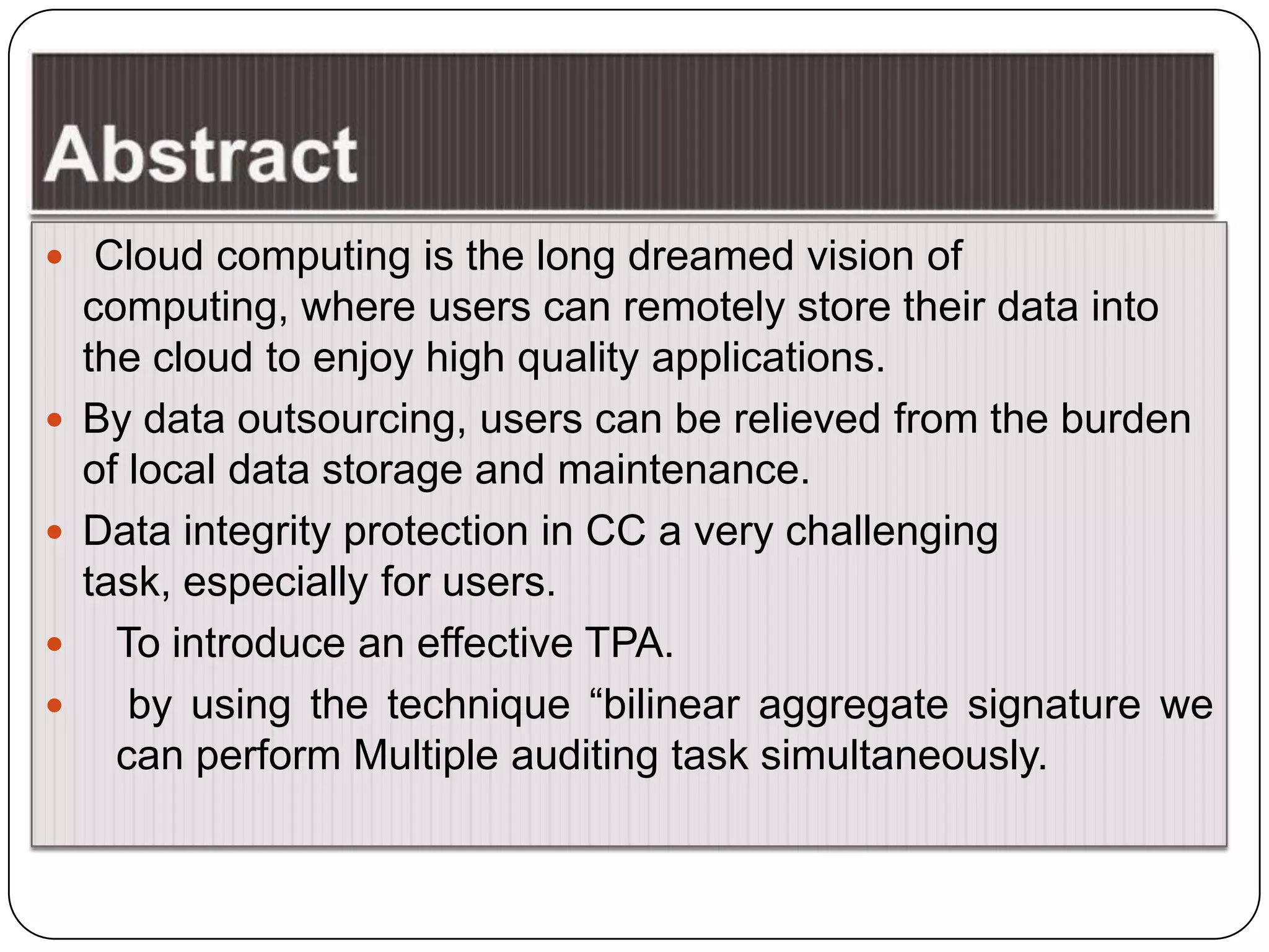 cloud computing preservity | PPT