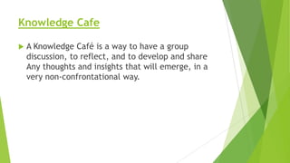 knowledge management tools | PPTX | Social Networking | Internet