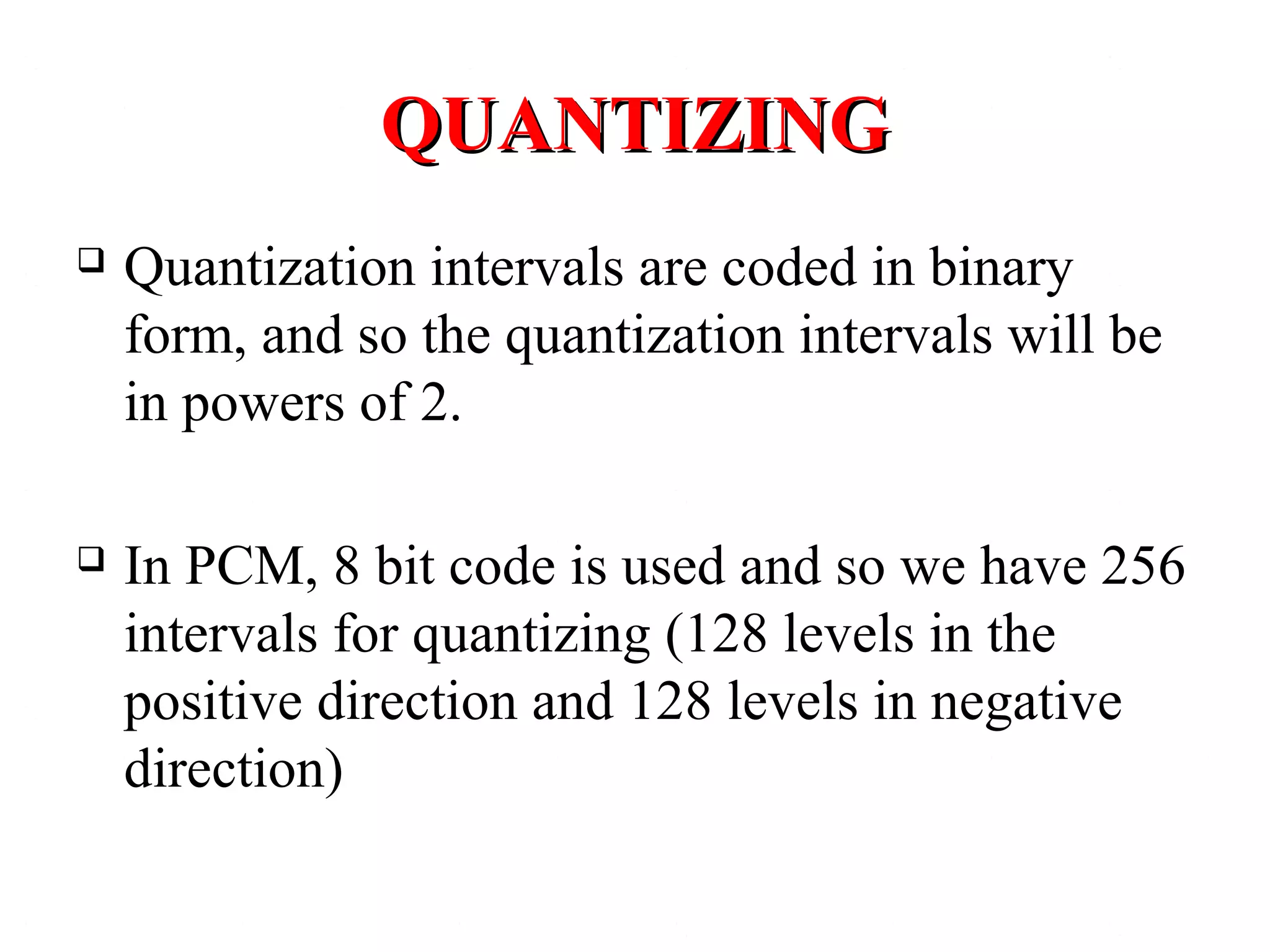 Pulse Code Modulation Pcm Ppt