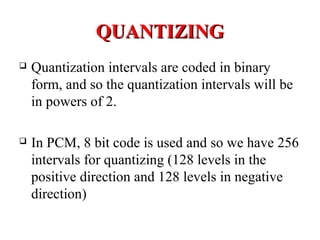 PULSE CODE MODULATION (PCM) | PPT