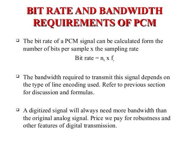 Pulse Code Modulation Pcm 
