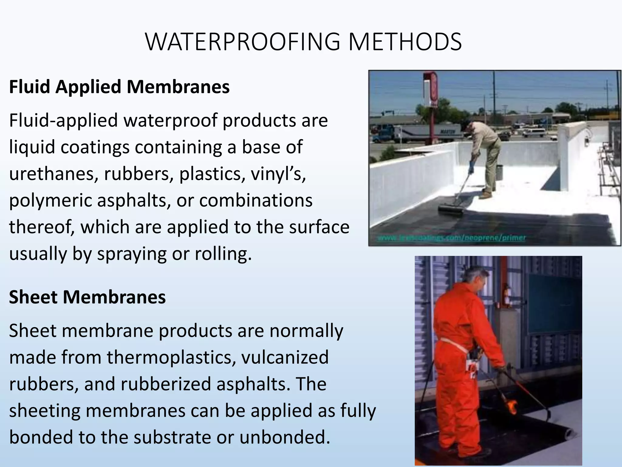Crystalline waterproofing technology | PPTX