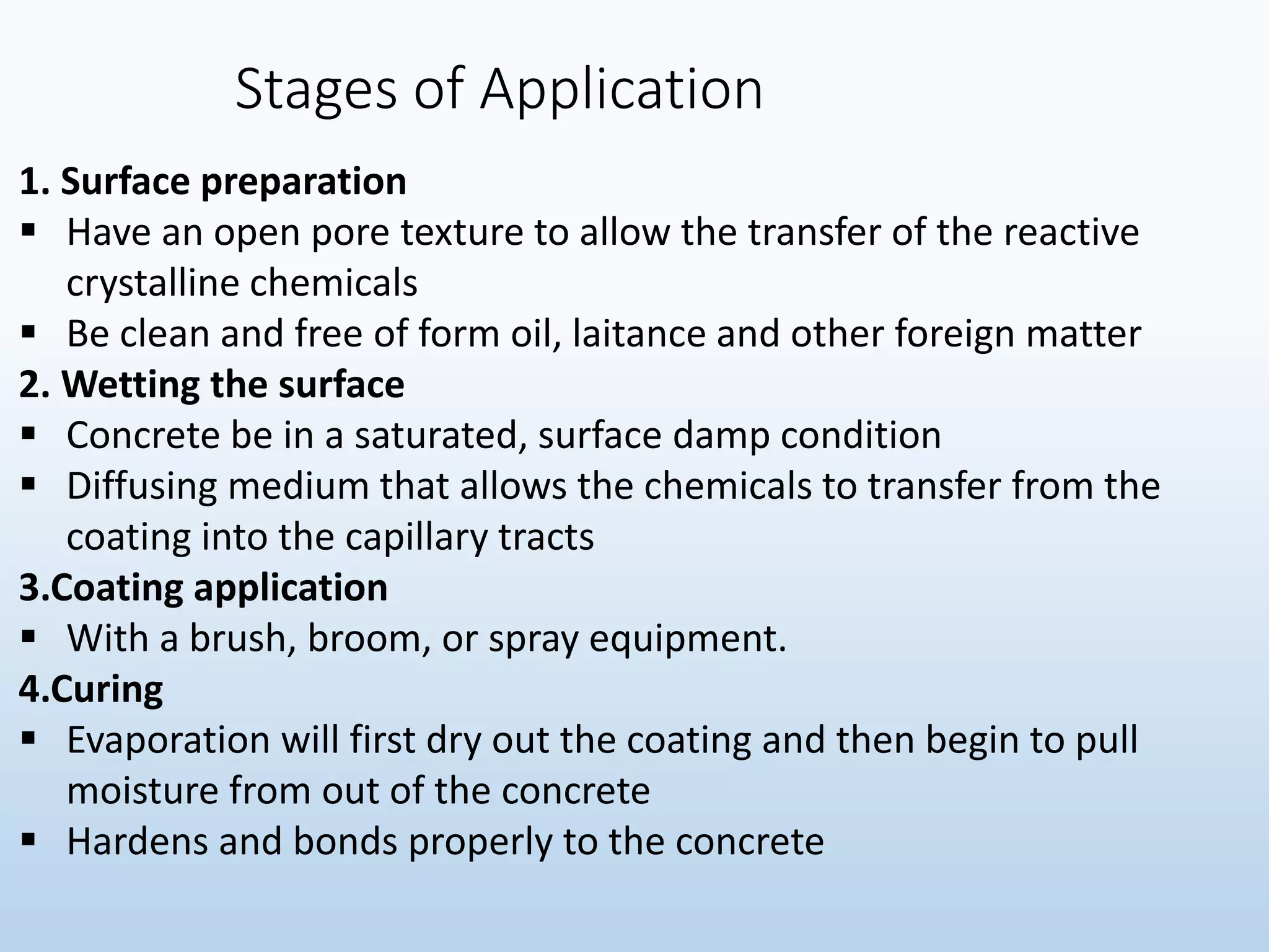 Crystalline waterproofing technology | PPTX