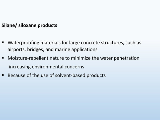Crystalline waterproofing technology | PPTX | Chemistry | Science