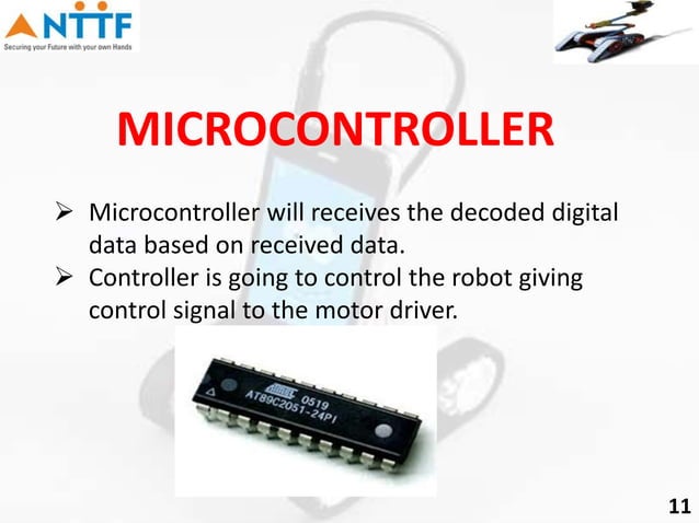 DTMF CONTROLLED ROBOT | PPTX