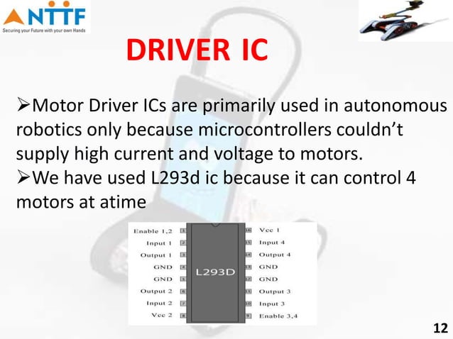 DTMF CONTROLLED ROBOT | PPTX