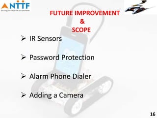 DTMF CONTROLLED ROBOT | PPTX
