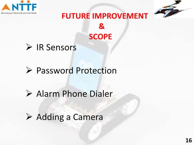 DTMF CONTROLLED ROBOT | PPTX