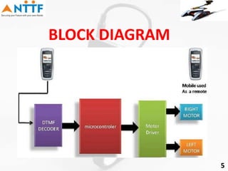 DTMF CONTROLLED ROBOT | PPTX