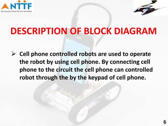 DTMF CONTROLLED ROBOT | PPTX