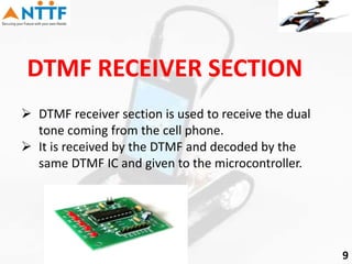 DTMF CONTROLLED ROBOT | PPTX