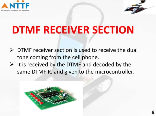 DTMF CONTROLLED ROBOT | PPTX