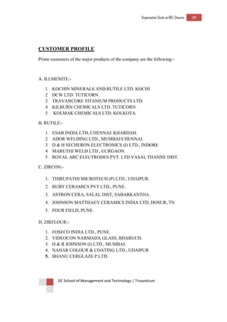 IREL ORGANISATION STUDY Report | PDF