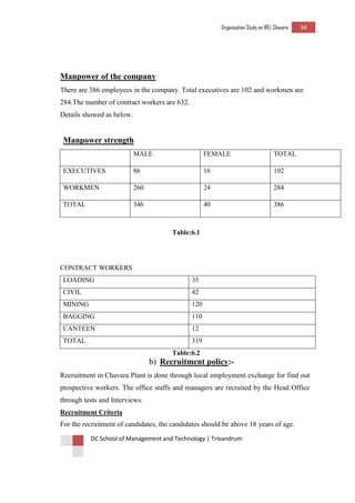 IREL ORGANISATION STUDY Report | PDF