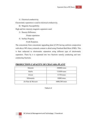 IREL ORGANISATION STUDY Report | PDF