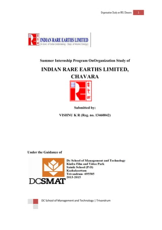 Indian Rare Earths Limited