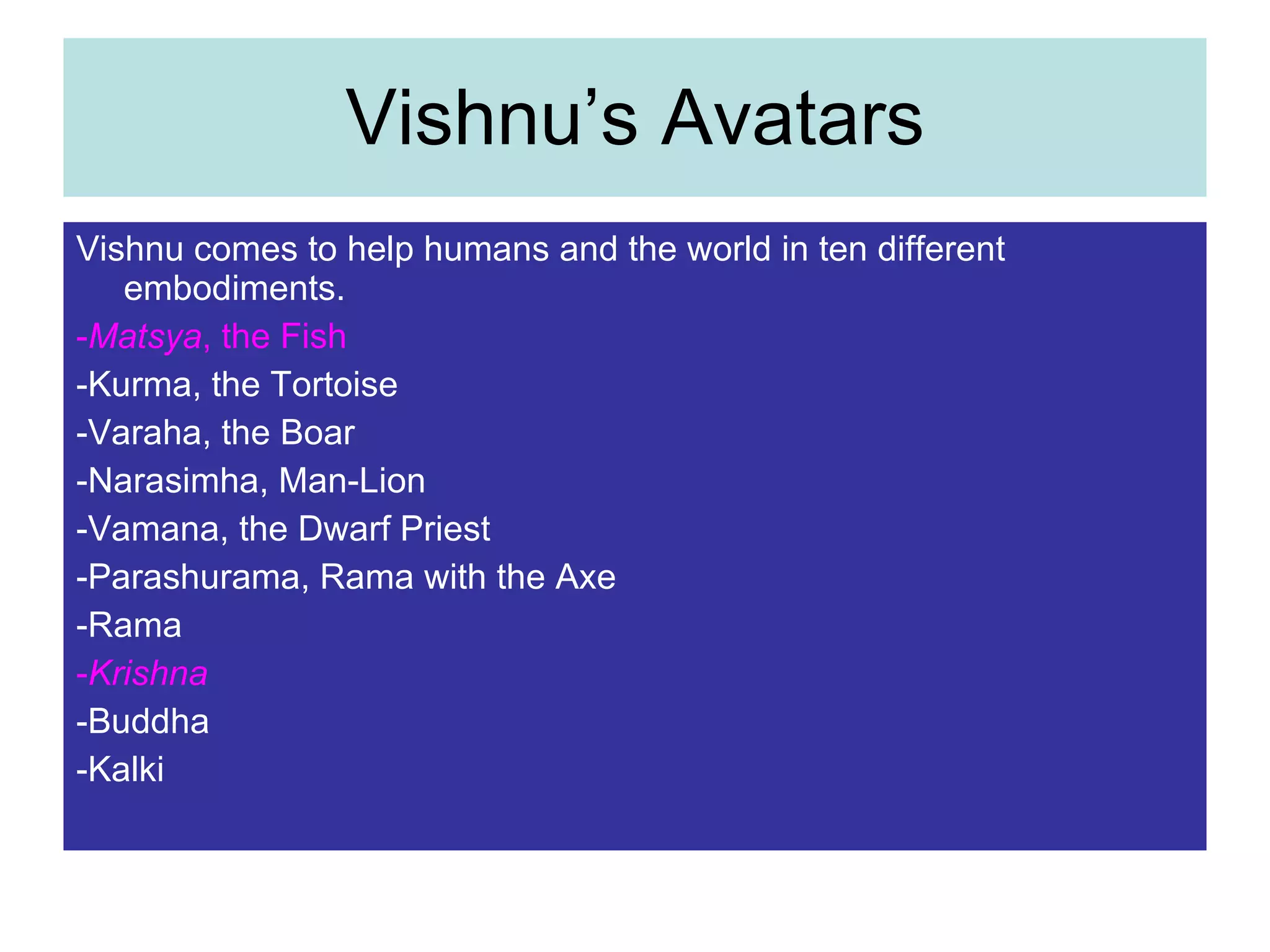 Vishnu PowerPoint | PPT