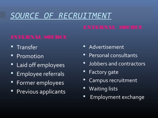 Recruitment | PPT