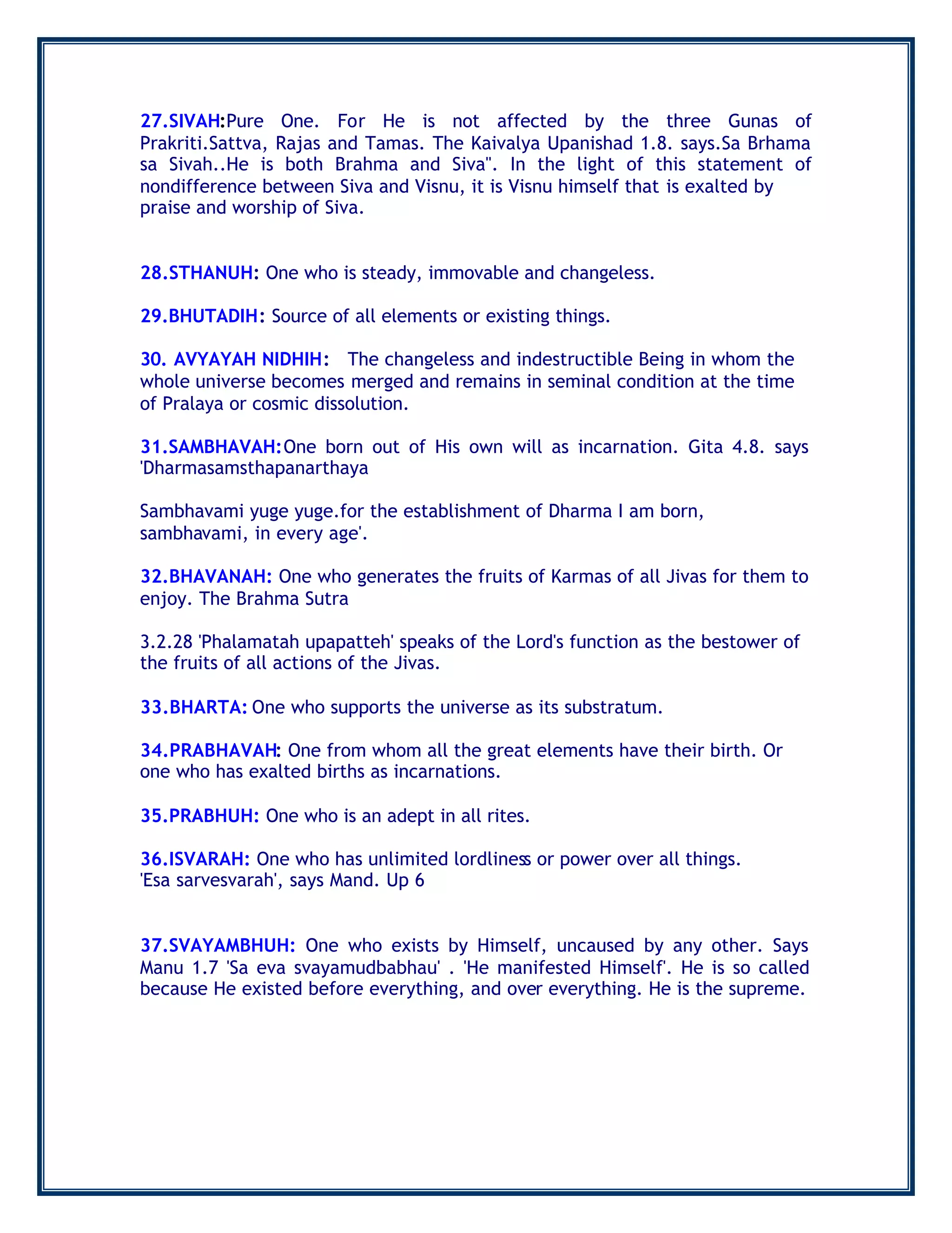 VishnuSahasraMeaning.pdf | Hinduism | Religion & Spirituality