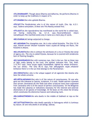 VishnuSahasraMeaning.pdf | Hinduism | Religion & Spirituality