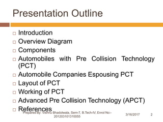 Pre Collision Technology | PPTX