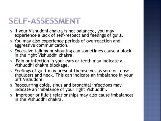 Vishuddhi Chakra : Sahaja Yoga Beginner's Guide | PPTX | Ear, Nose and ...