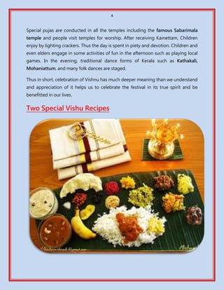 Vishu is an important and ancient hindu festival of kerala | PDF