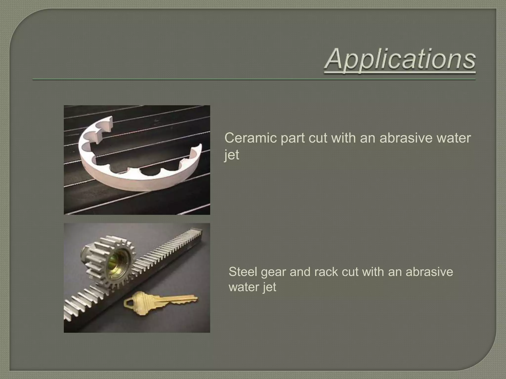 water jet cutting.... | PPTX