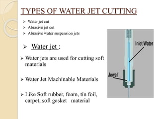 water jet cutting | PPTX | Home Appliances | Home & Garden