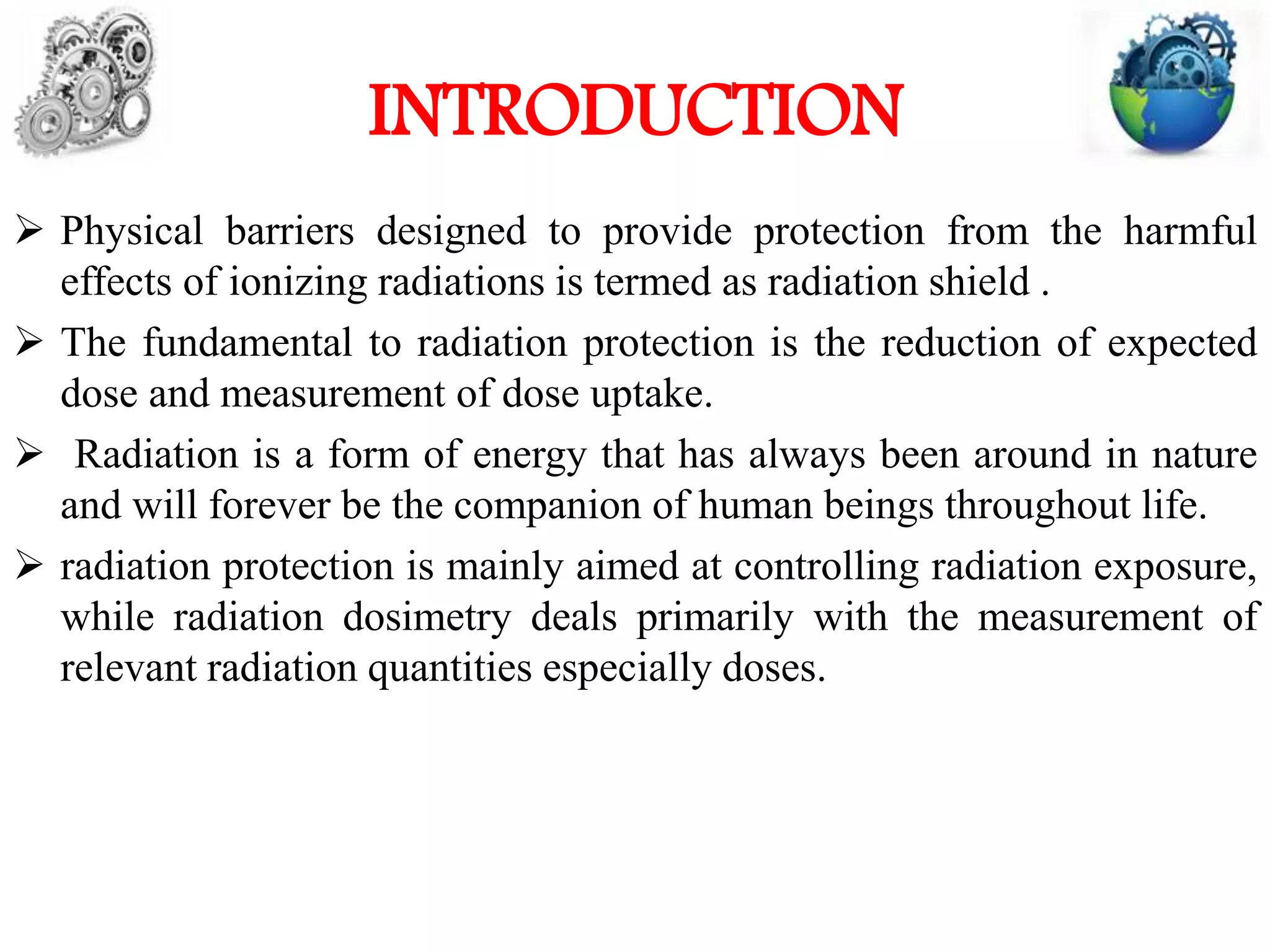 Radiation shield ppt | PPTX