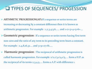 sequence and series presentatation | PPT