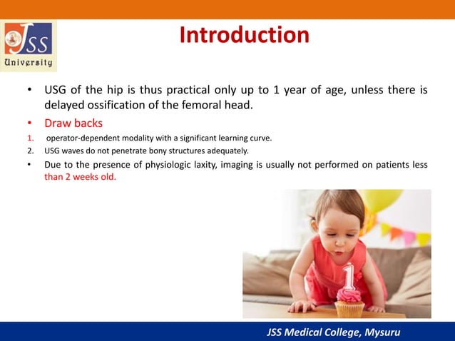 Hip ultrasonography in infants and children | PPTX