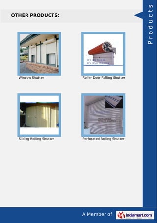 Vishwakarma rolling-shutters | PDF