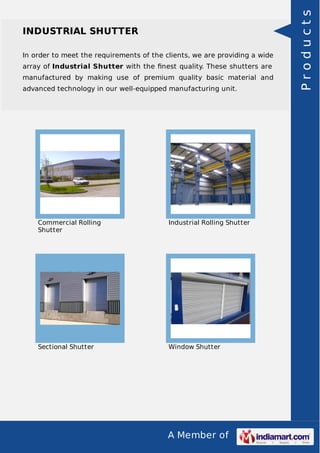 Vishwakarma rolling-shutters | PDF